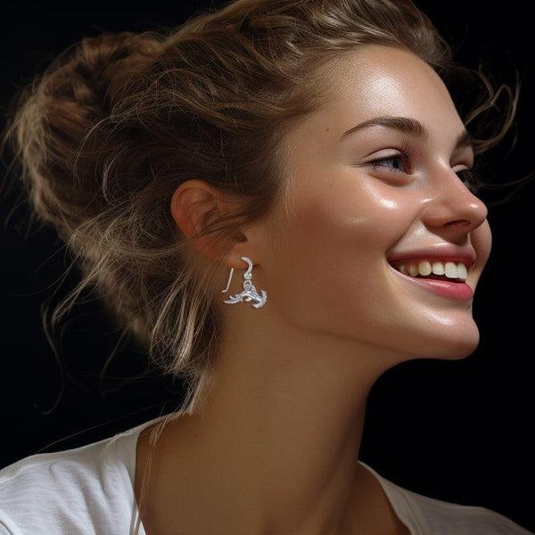 Hammerhead Shark Silver Earrings by Peter Stone TER2188 – Peter Stone ...