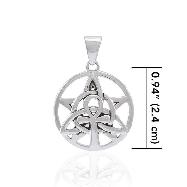 Colgante Ankh Triquetra Plata TPD4764
