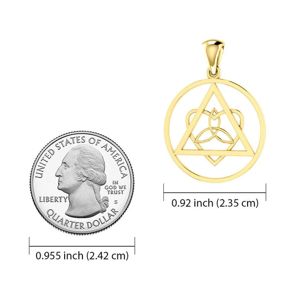 Life’s worth the healing and inspiration ~ Celtic AA Symbol 14K Yellow ...