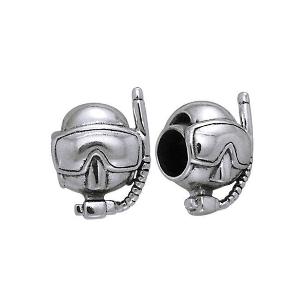 Memorable experience under the sea ~ Sterling Silver Dive Mask Bead TB