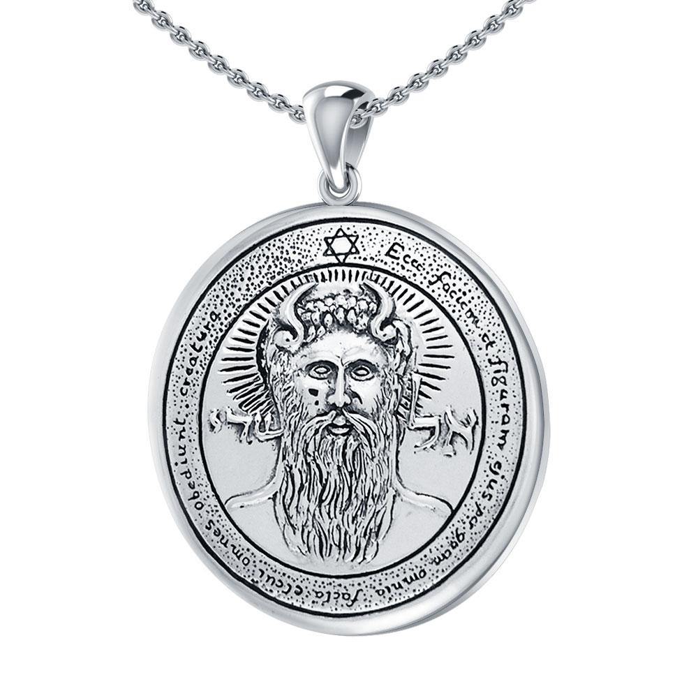 First Pentacle of the Sun Solomon Seal Sterling Silver Pendant TPD2868