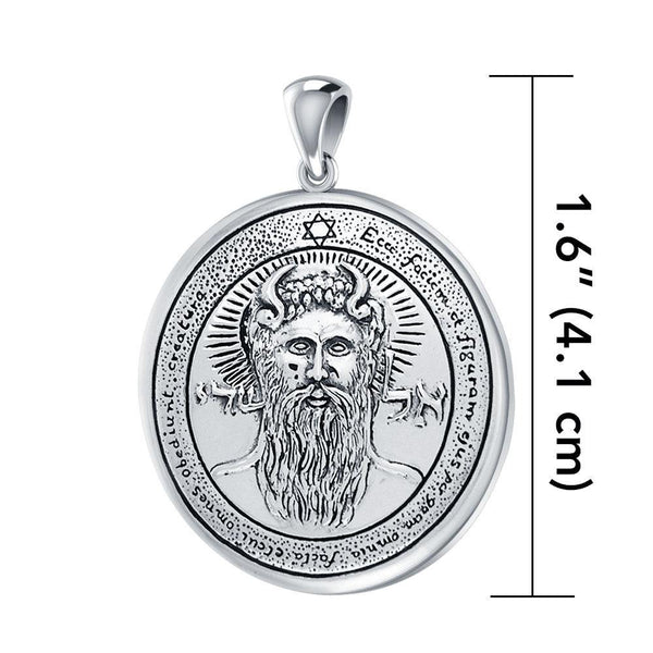 First Pentacle of the Sun Solomon Seal Sterling Silver Pendant