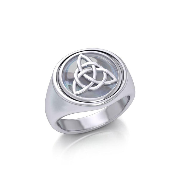 Celtic Triquetra Flip Ring TRI151 – Peter Stone Jewelry
