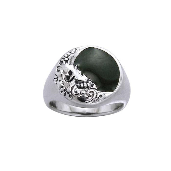 Skull Moon Ring TRI963