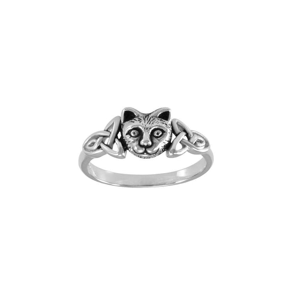Sterling Silver Celtic Cat Ring TRI1690 – Peter Stone Jewelry